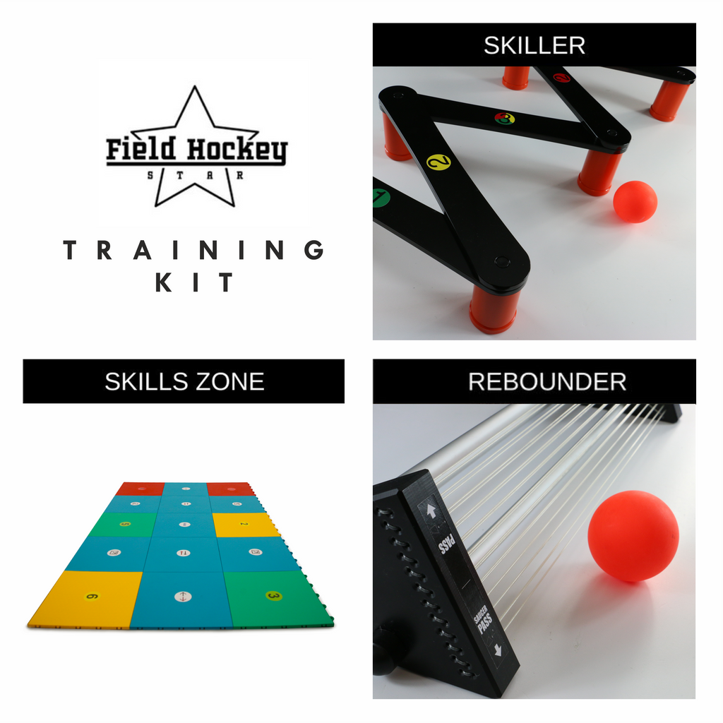 Field Hockey Star Training Kit - Ball Rebounder, Skiller, Skills Zone